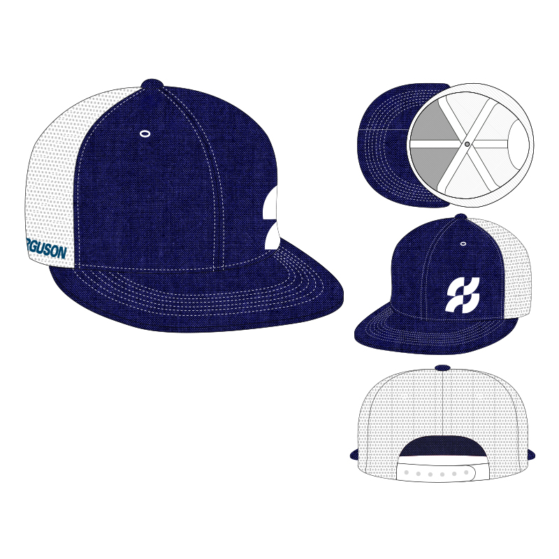Semi Pro Hat - Heather Navy